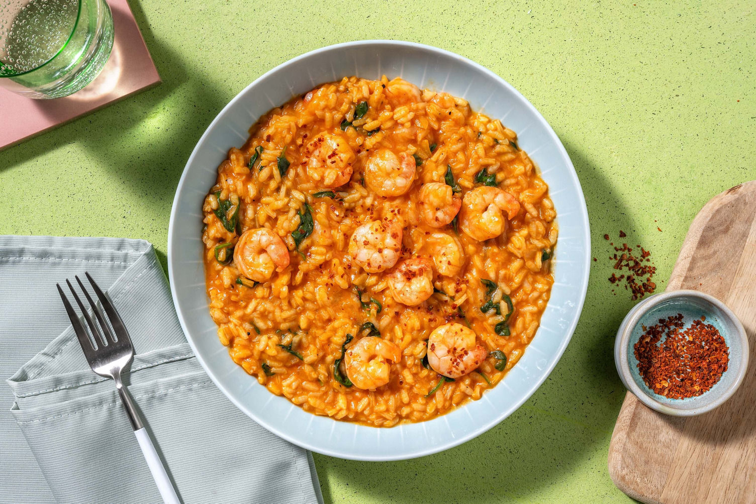 Prawn and Tomato Risotto Recipe | HelloFresh