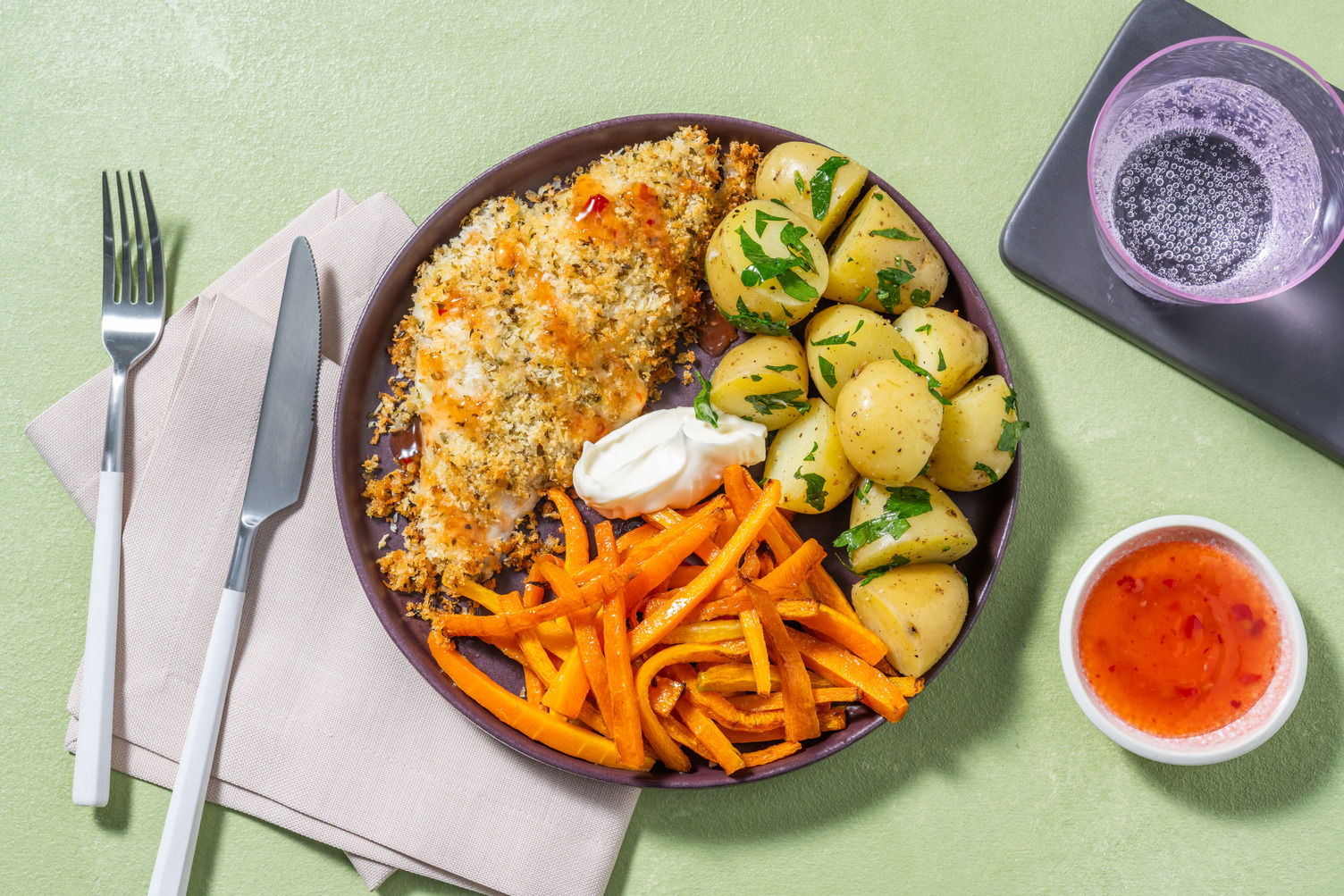 Cheesy Crusted Hake Recipe | HelloFresh