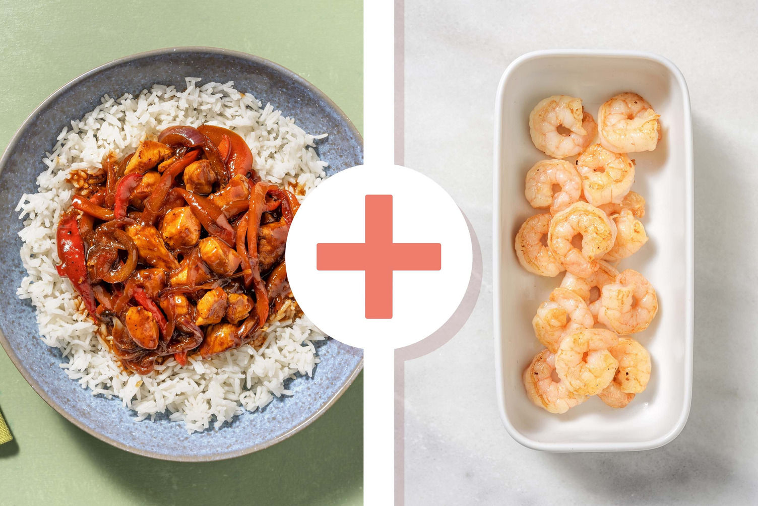 Sweet and Sticky Chicken and Prawns on Rice Recipe | HelloFresh