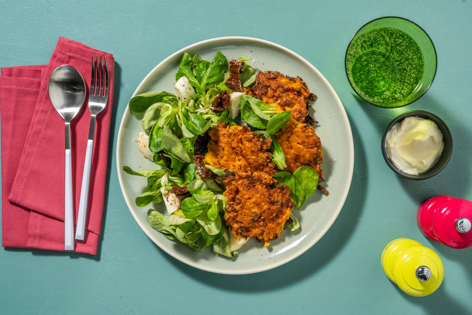 Frittelle di carote ed erbe miste | HelloFresh