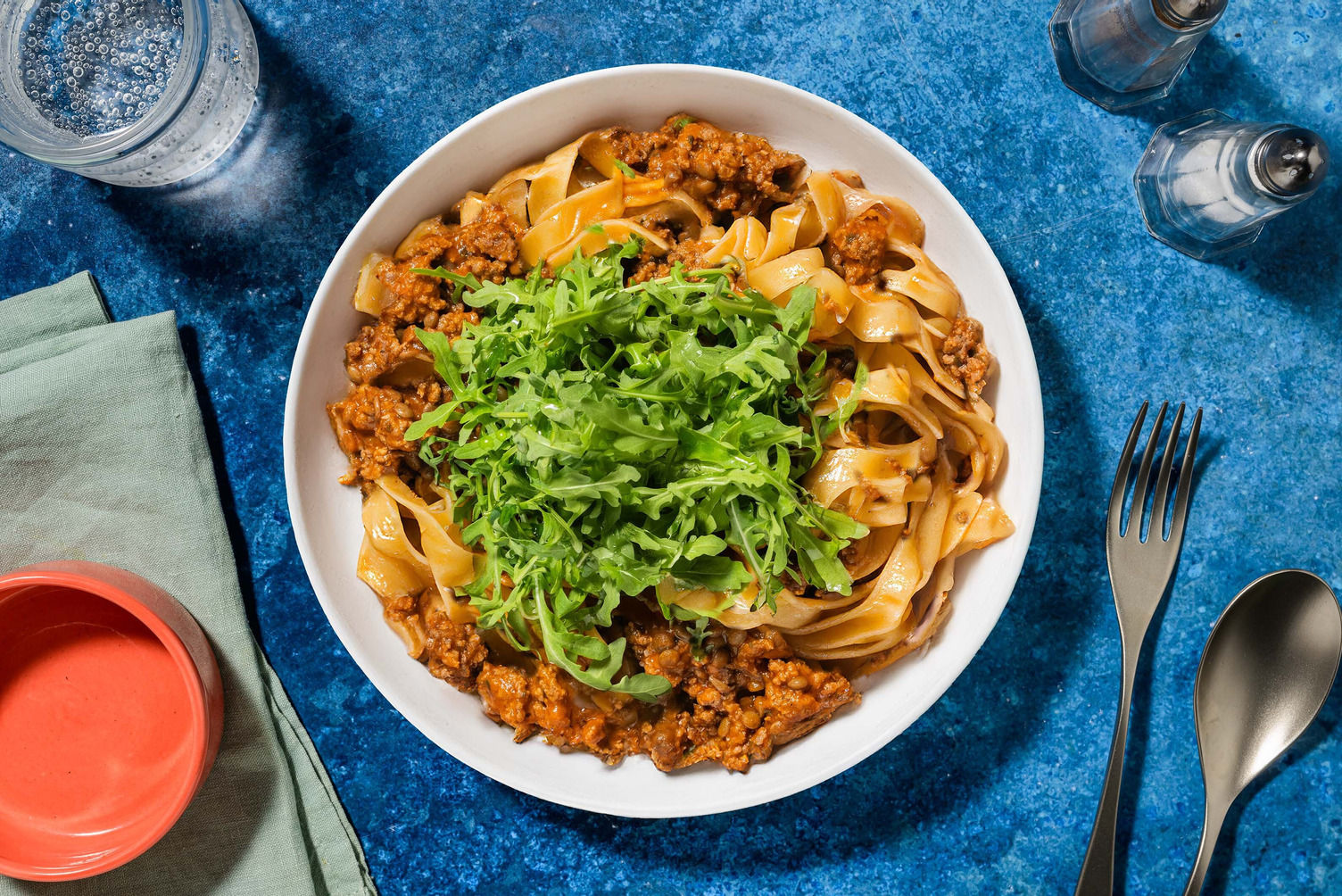 Beef and Lentil Fresh Tagliatelle Bolognese Recipe | HelloFresh