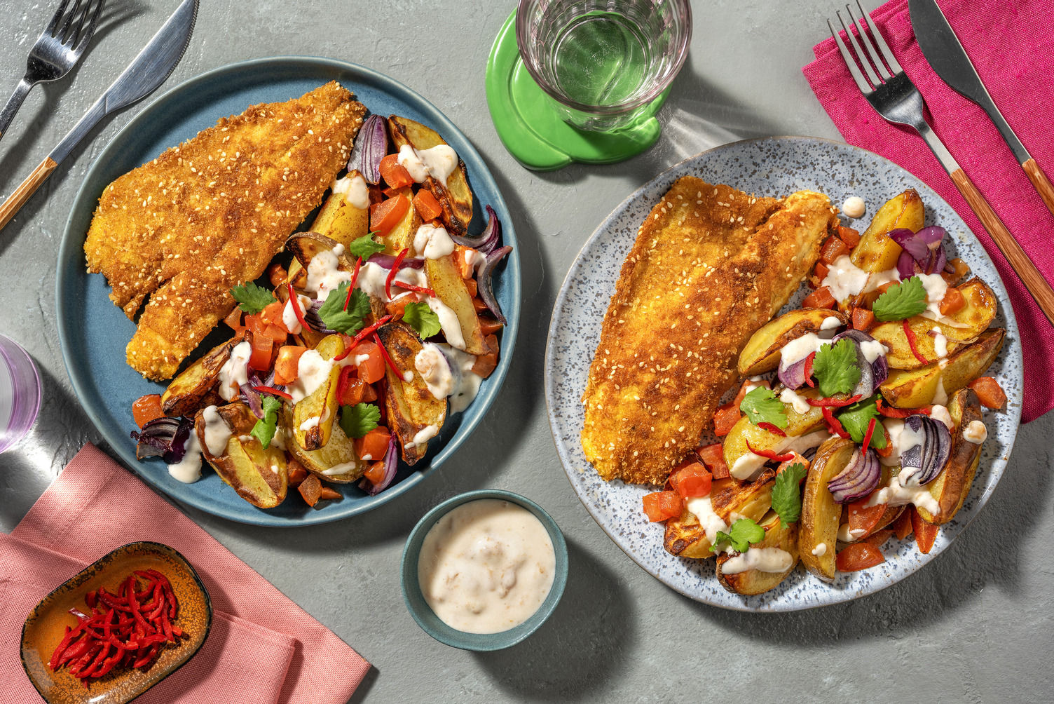 Indisk-inspirerad sprödstekt hajmal Recept | HelloFresh