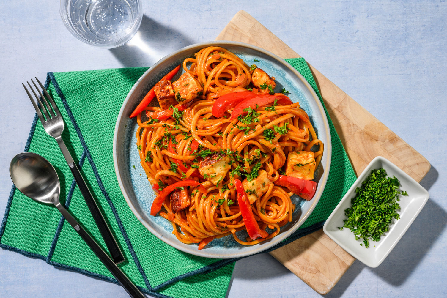Cajun-inspired Bell Pepper Linguine Recipe | HelloFresh