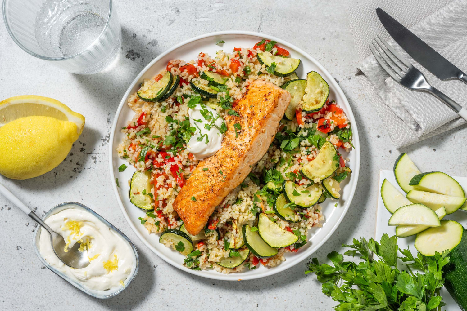 Cal Smart Roasted Double Salmon Recipe | HelloFresh