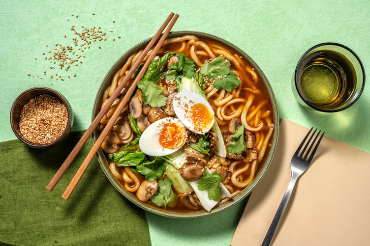 Spicy Pak Choi Ramen Recipe | HelloFresh