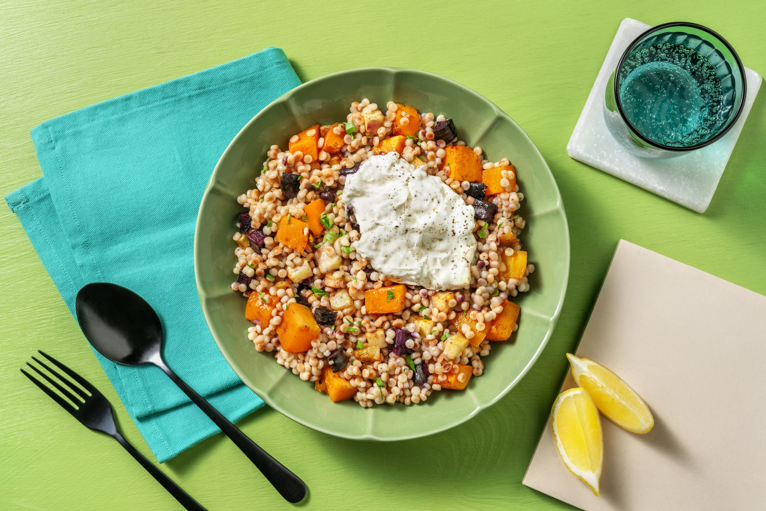 Middle Eastern Veggie Pearl Couscous Recipe | HelloFresh