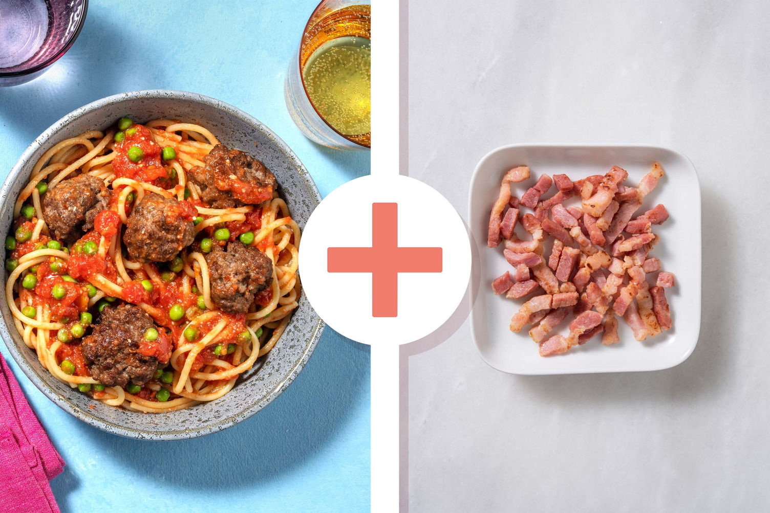 Bacon and Beef Meatball Spaghetti Recipe | HelloFresh