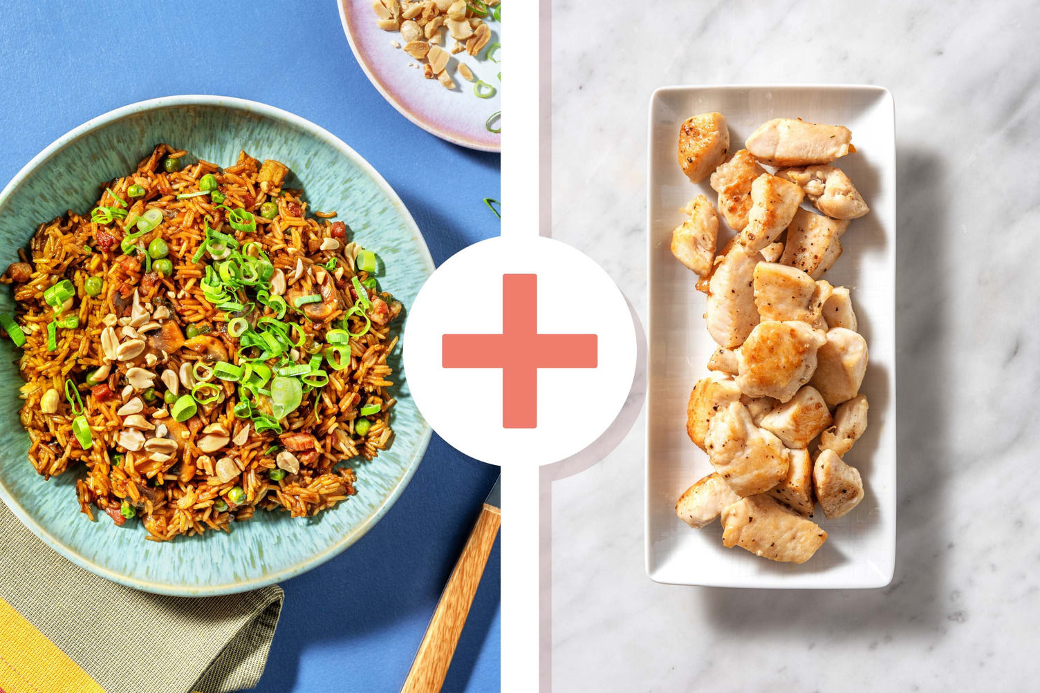 Chinese Style Bacon, Chicken Breast & Mushroom Fried Rice Recipe ...