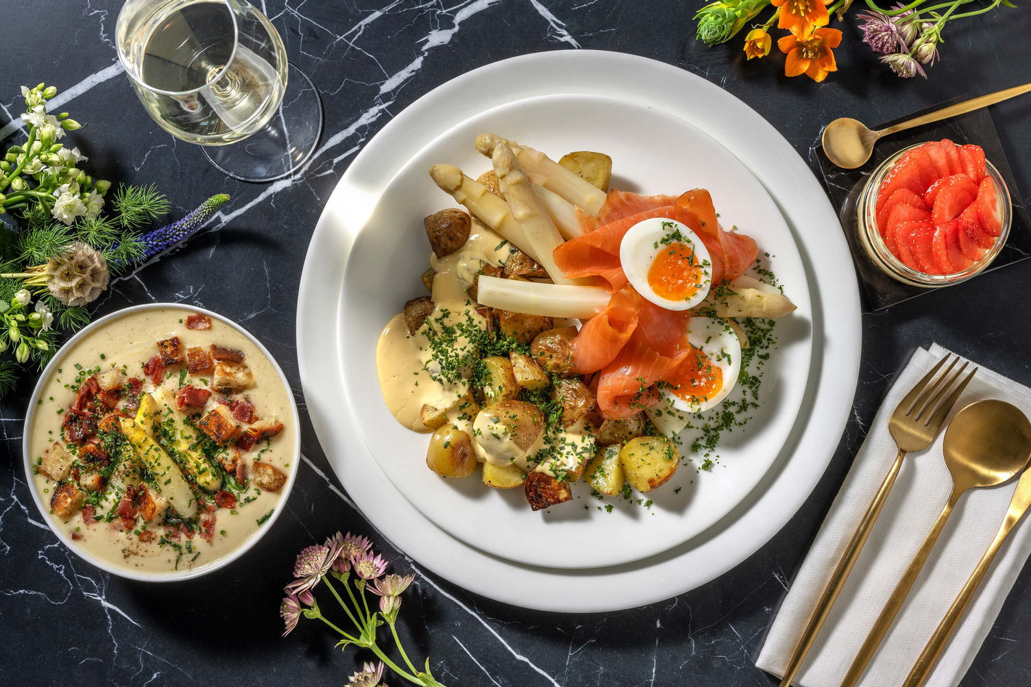 Aspergebox zalm | 3-gangen menu Recept | HelloFresh