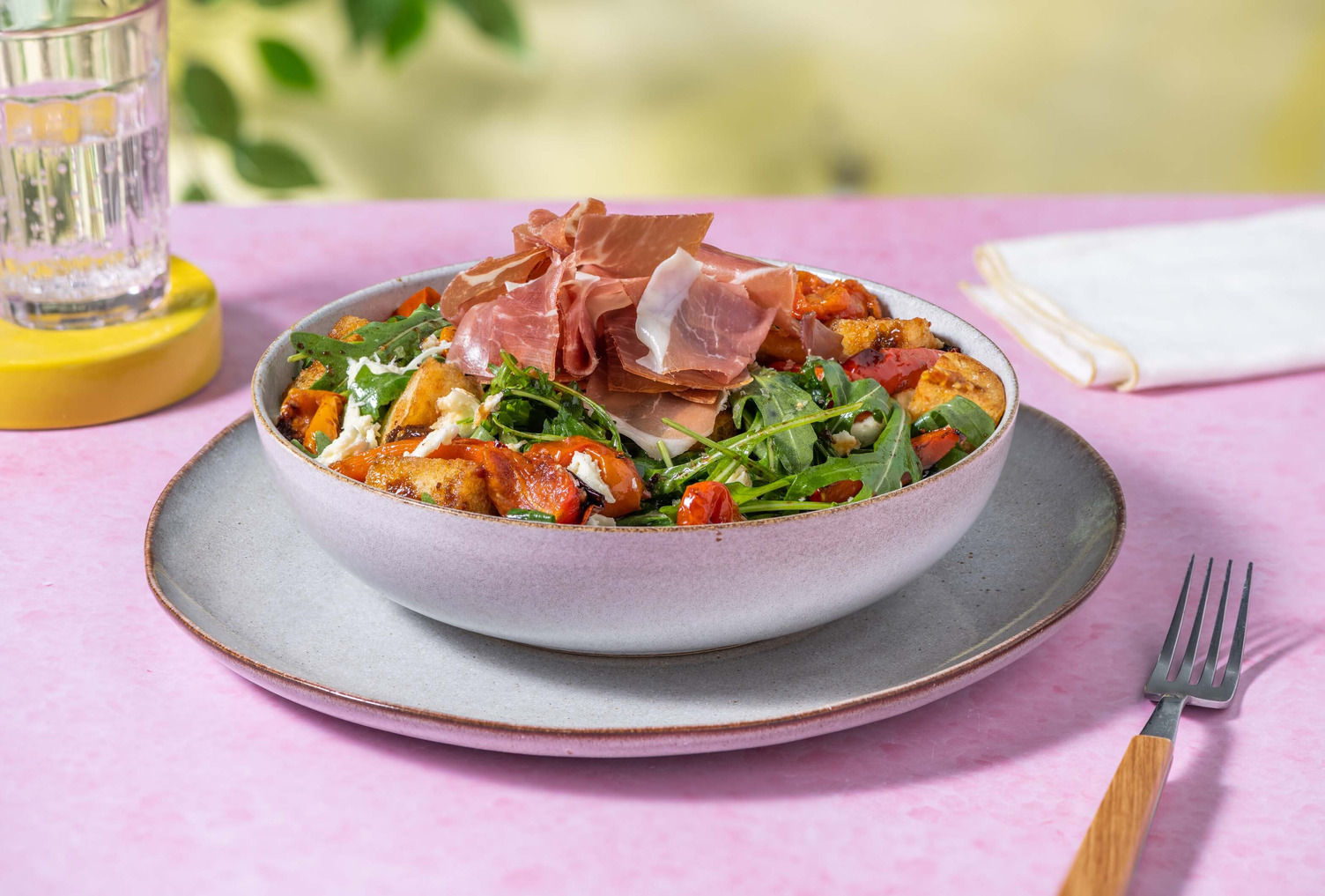 Serrano Ham, Fig Jam & Mozzarella Salad Recipe | HelloFresh