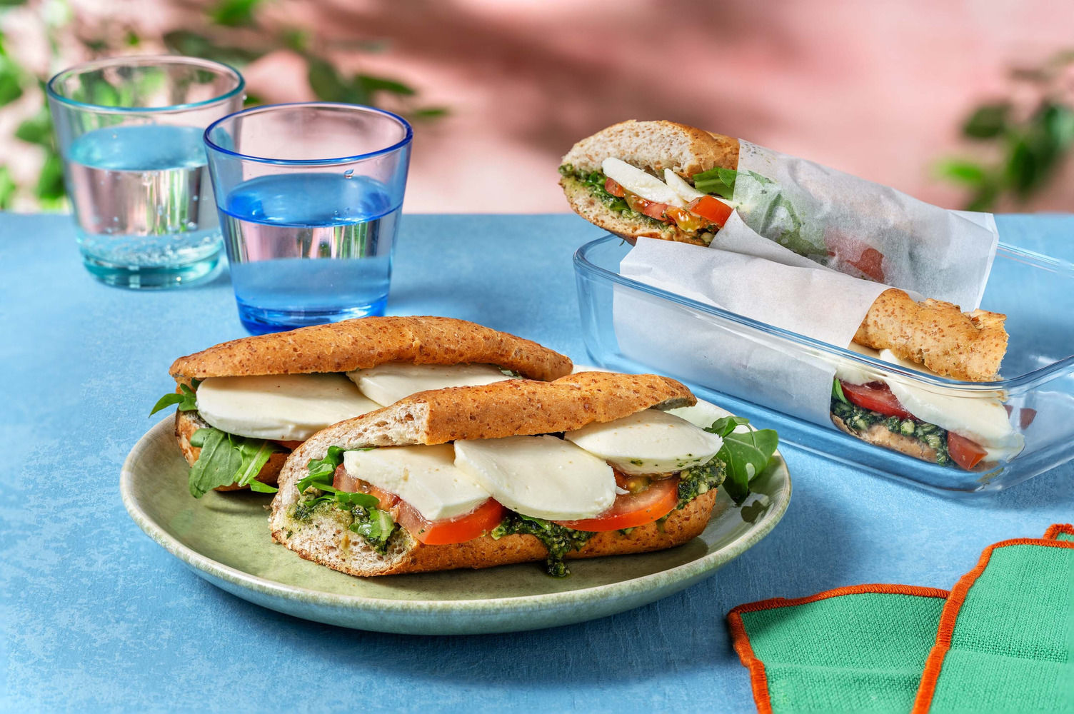 Caprese Style Pesto and Mozzarella Roll Recipe | HelloFresh