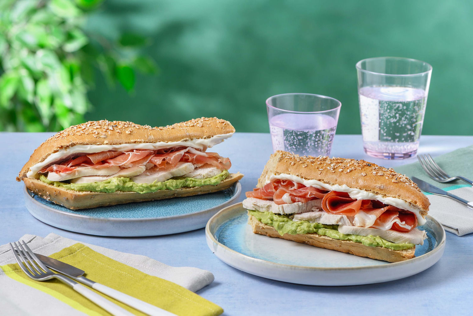 Chicken Breast & Serrano Multigrain Baguette Recipe | HelloFresh