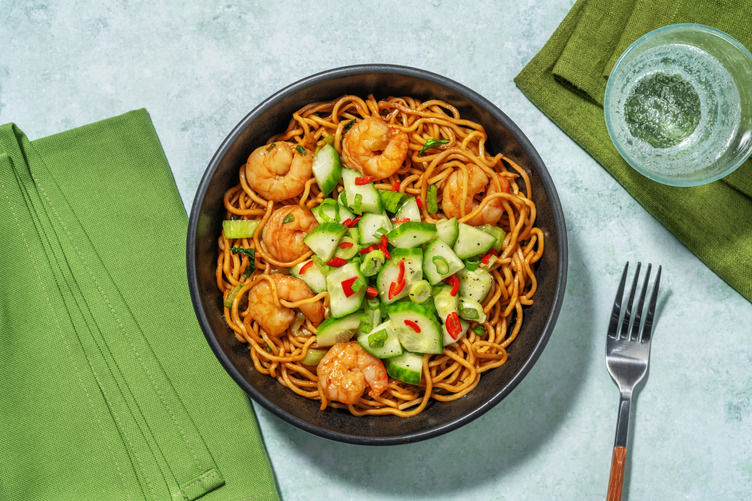 Teriyaki Prawn Noodles Recipe | HelloFresh