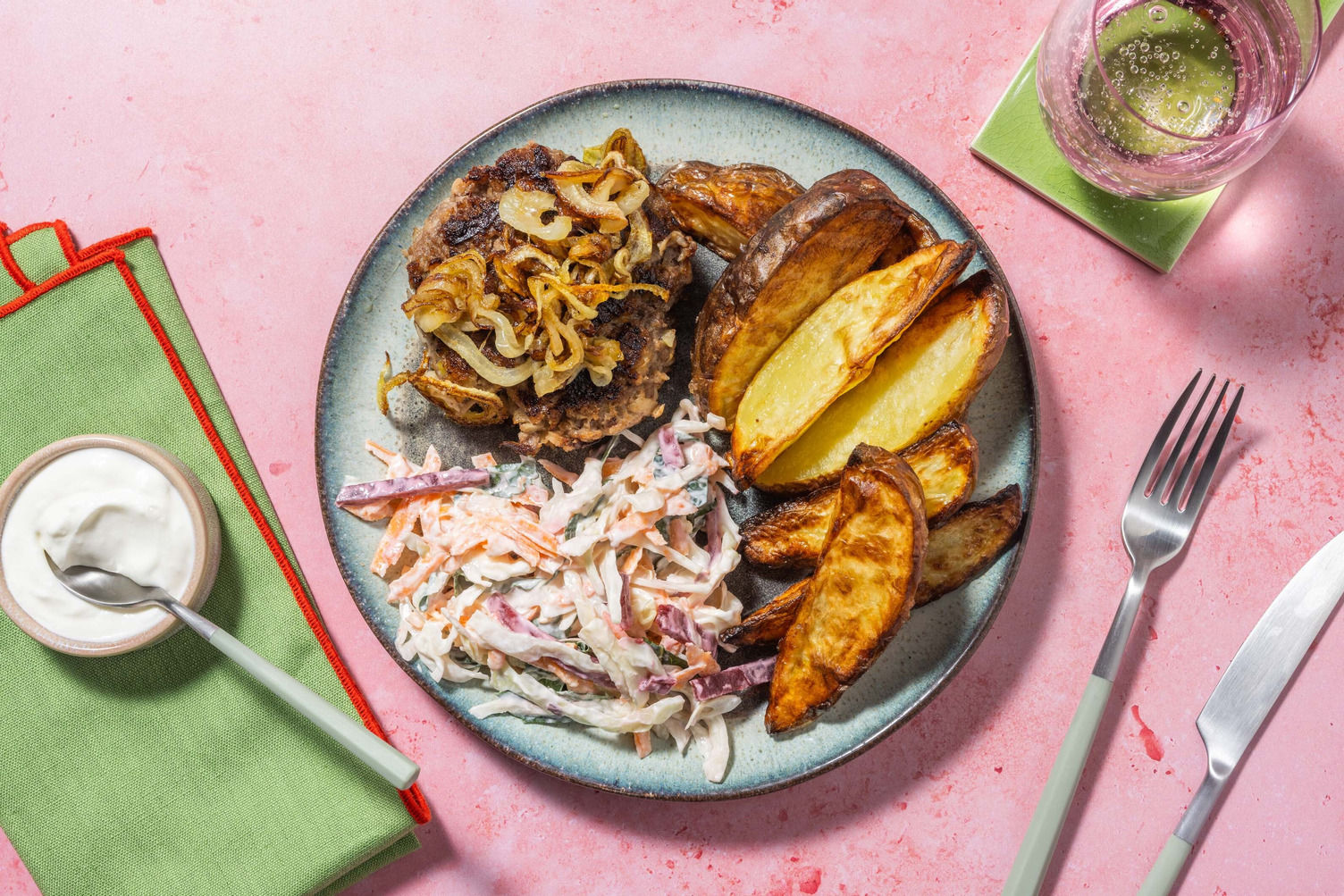 Apple beef mince patty | HelloFresh