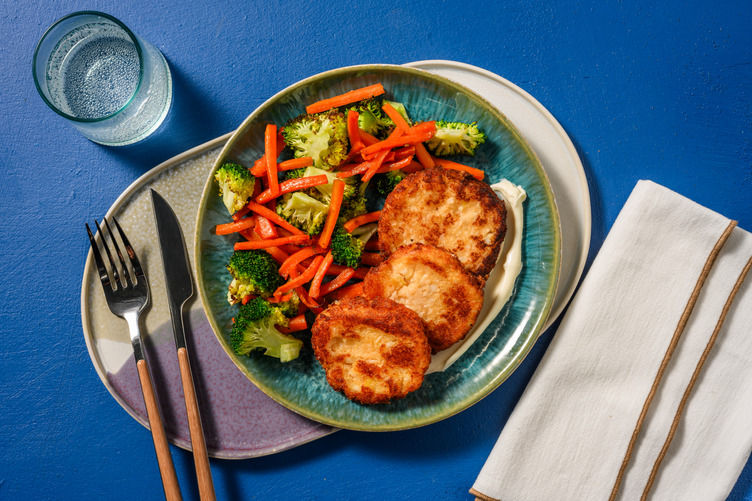 Harissa Spiced Fish Cakes Recipe | HelloFresh