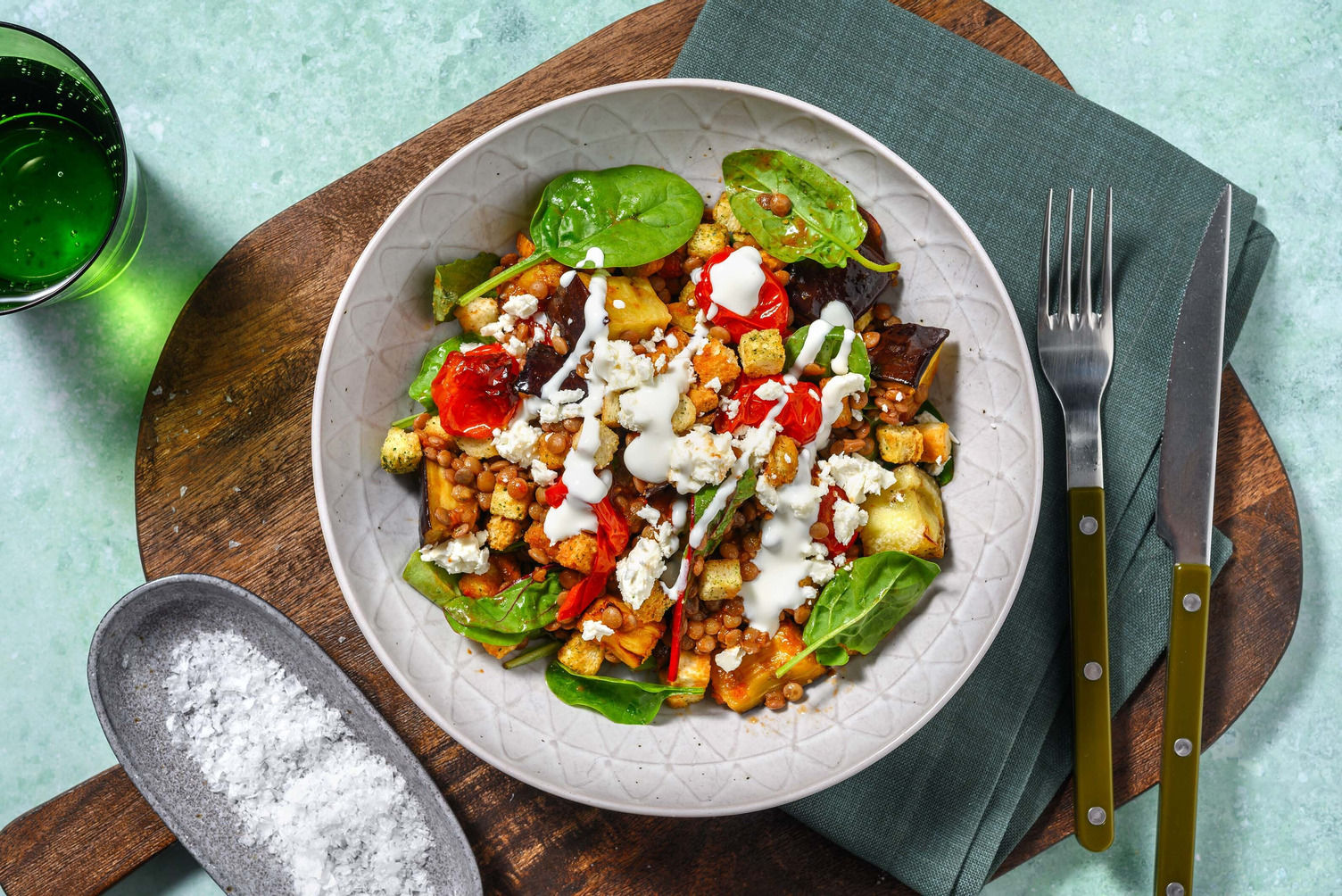 Warm Roasted Tomato and Lentil Salad Recipe | HelloFresh