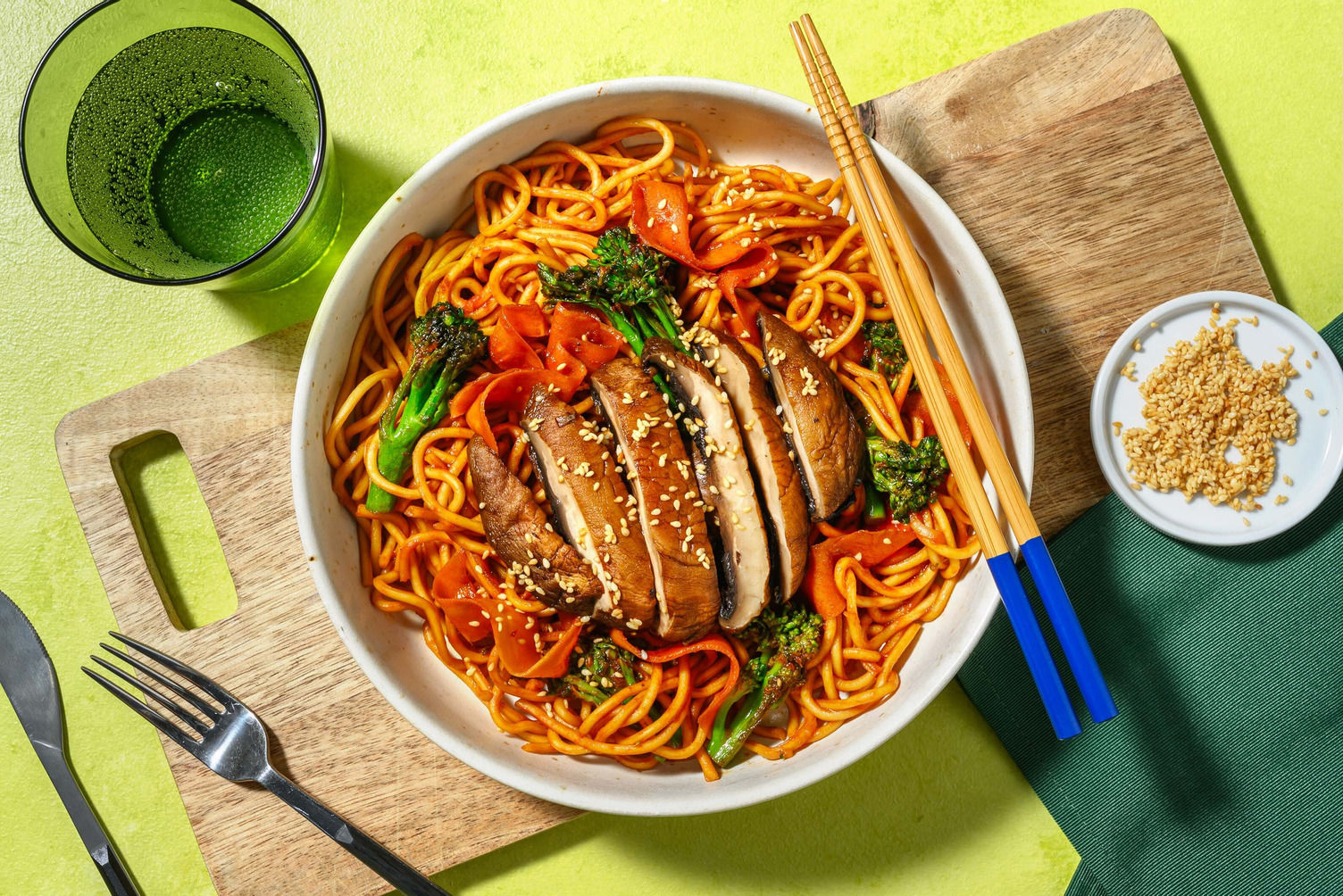 Ginger Sesame Veg Noodles Recipe | HelloFresh