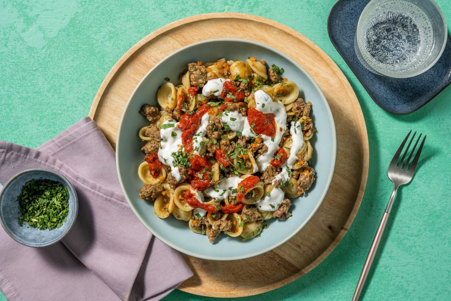 Manti turcs revisités au bœuf Recette | HelloFresh