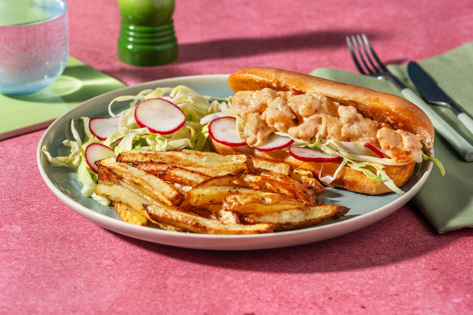 Cajunkrydret 'shrimp roll' | HelloFresh