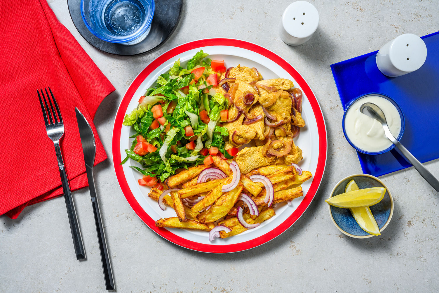 Shawarma au poulet pour missions épiques Recette | HelloFresh