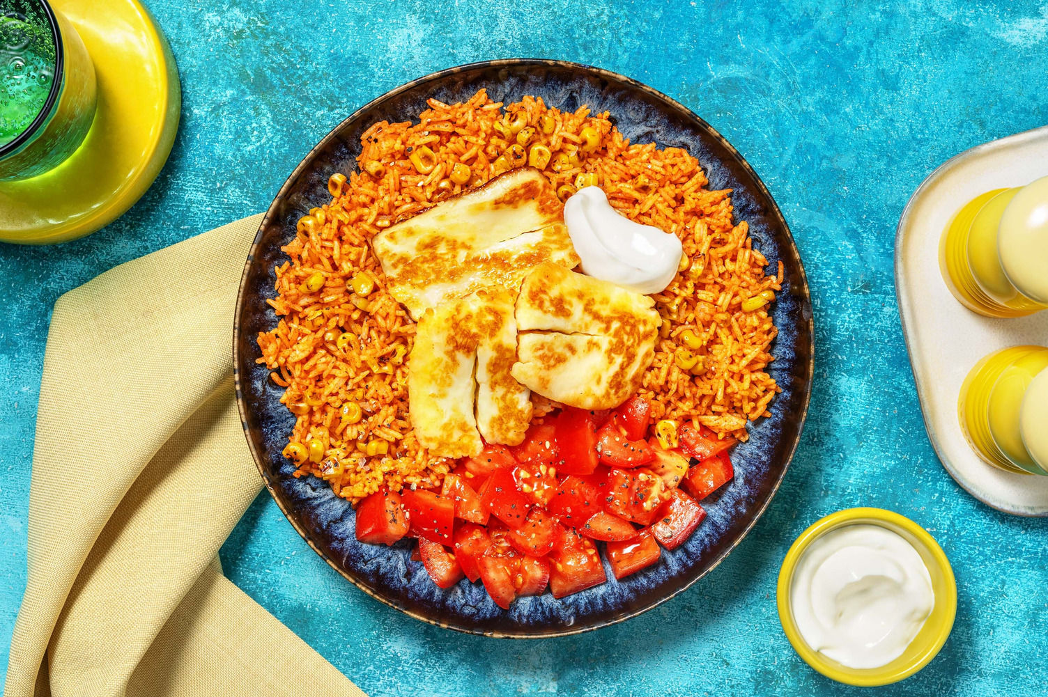 Lime Glazed Halloumi Recipe | HelloFresh