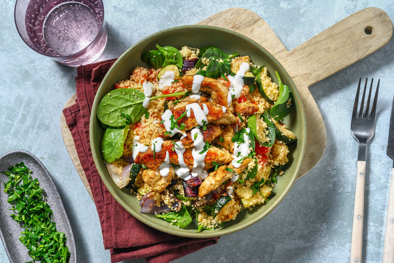Ras el hanout-krydret kylling | HelloFresh