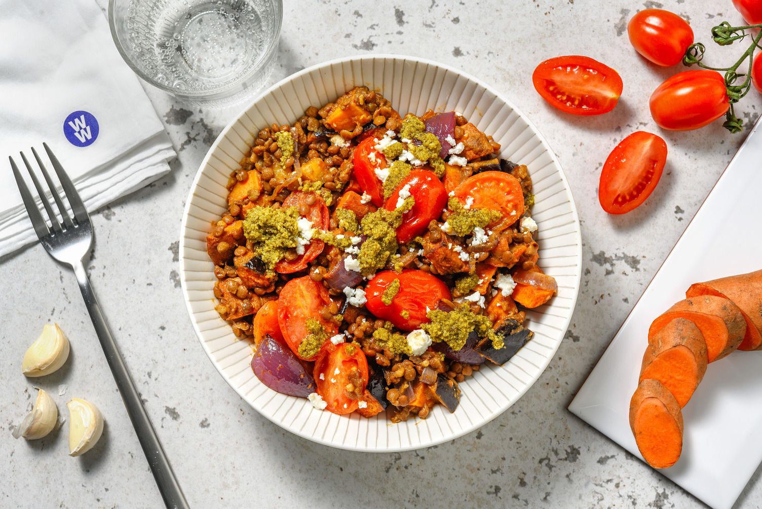 Roasted Veg and Lentil Jumble Recipe | HelloFresh