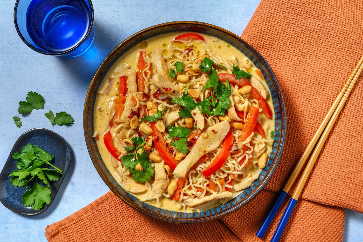 Creamy asian chicken noodles | HelloFresh