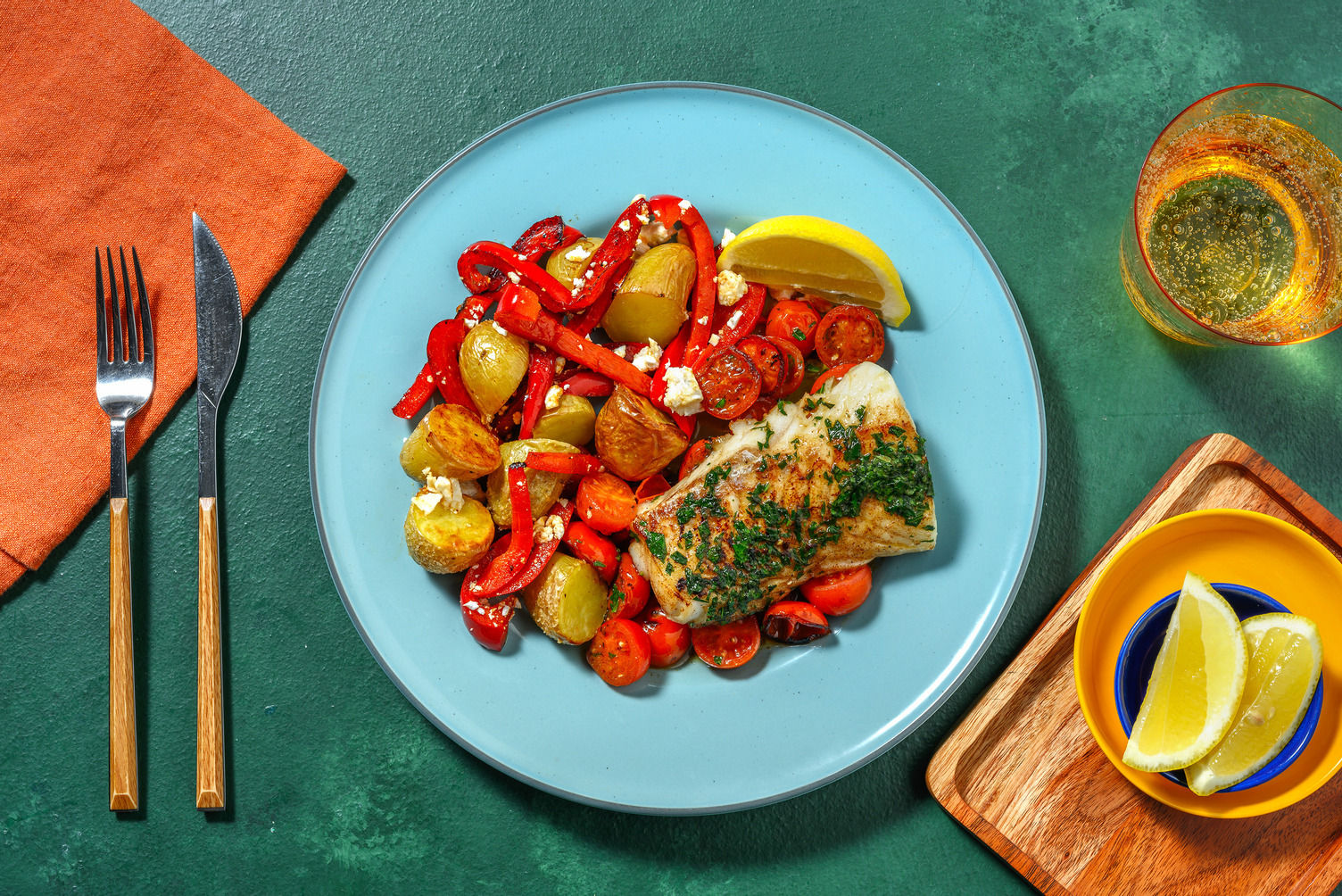 Mediterranean oven-baked cod | HelloFresh