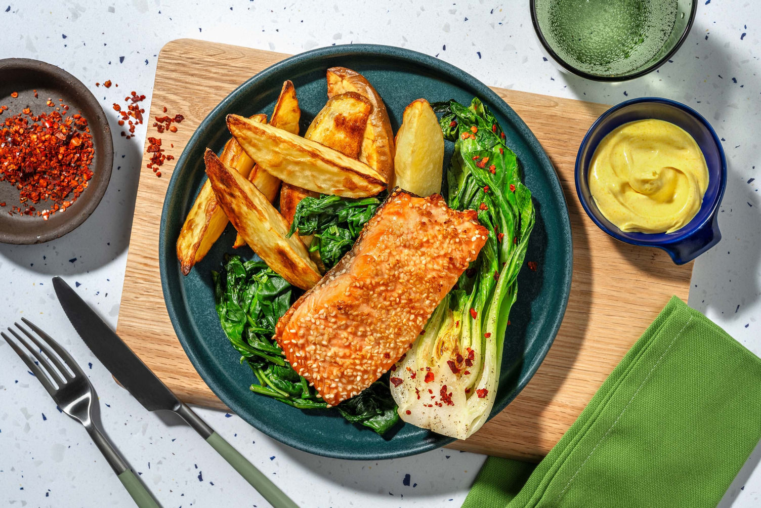 Sesampaneret laks | HelloFresh