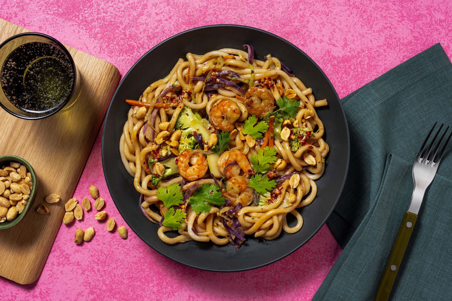 Creamy asian shrimp noodles | HelloFresh