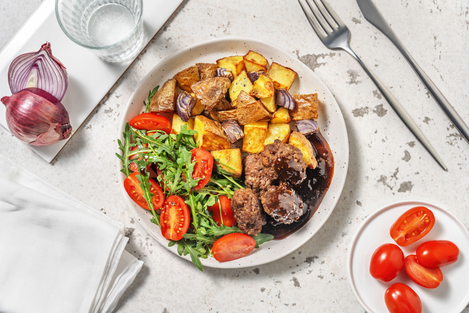 Chermoula Beef Koftas and Balsamic Fig Sauce Recipe | HelloFresh