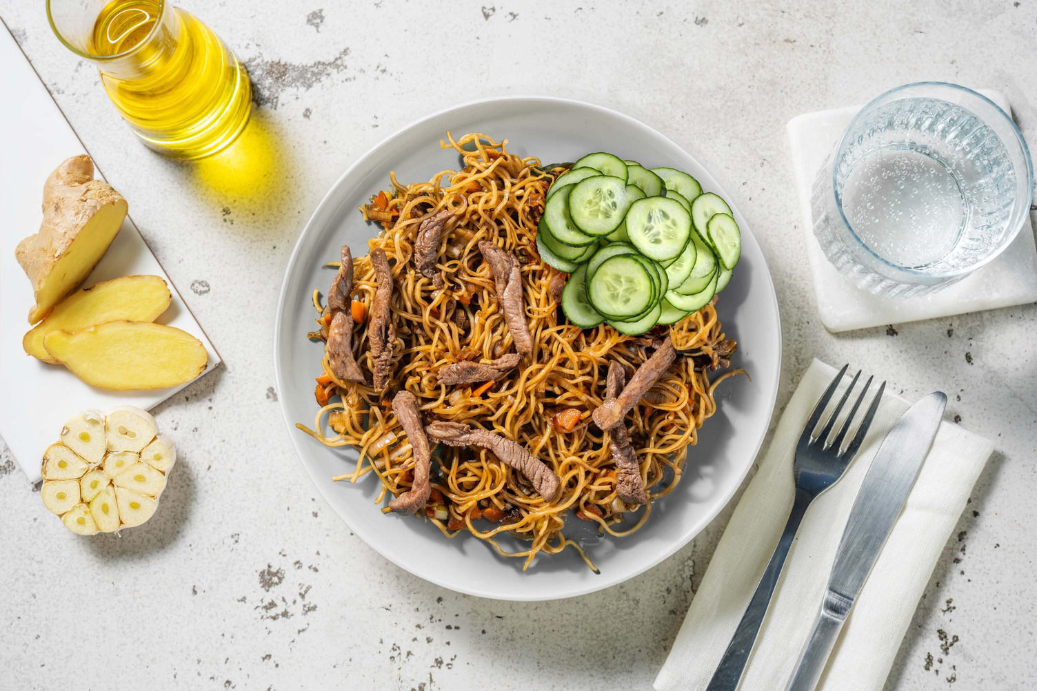 Beef teriyaki met noedels Recept | HelloFresh