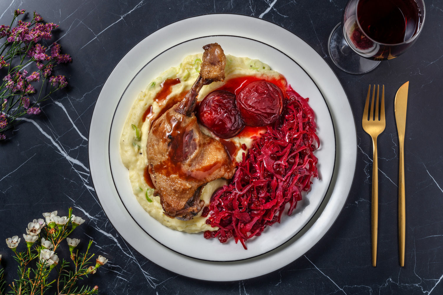 Confit Duck Leg and Spring Onion Mash Recipe | HelloFresh