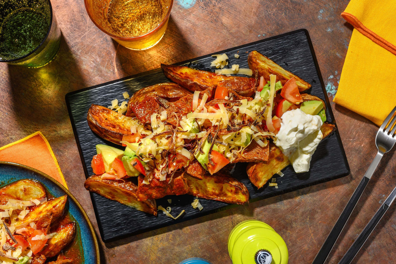 Pulled Beef Loaded Wedges Recipe | HelloFresh