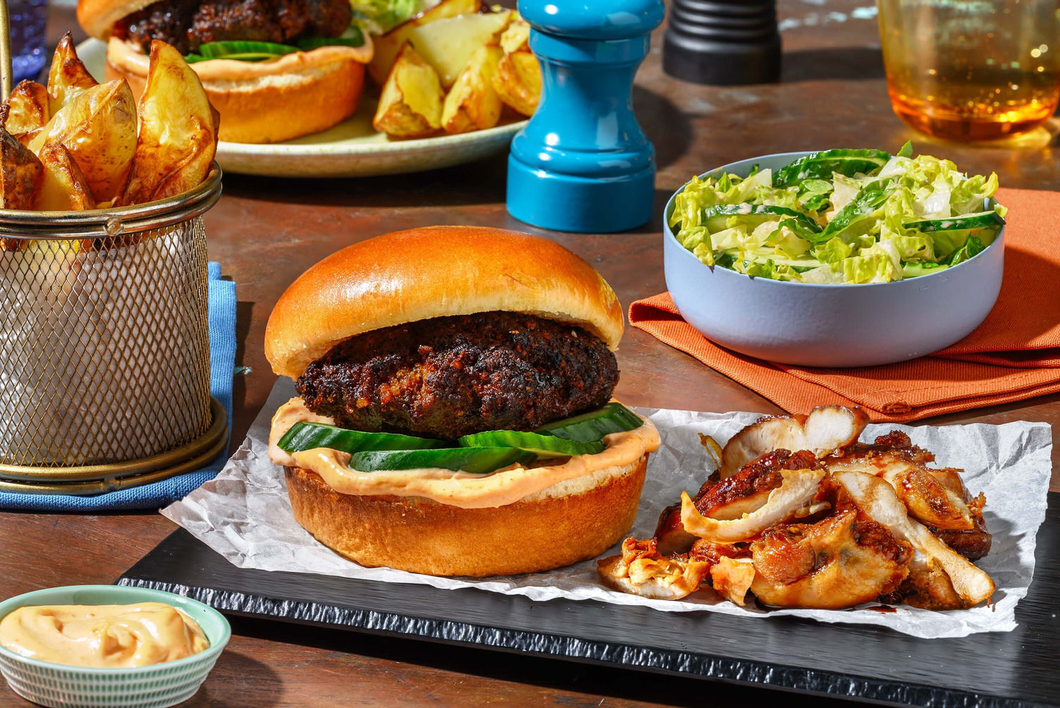 Bulgogi Burger and Sticky Bulgogi Chicken Recipe | HelloFresh