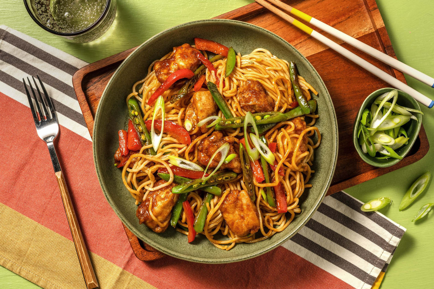 Sweet and Sticky Chicken Noodles Recipe | HelloFresh
