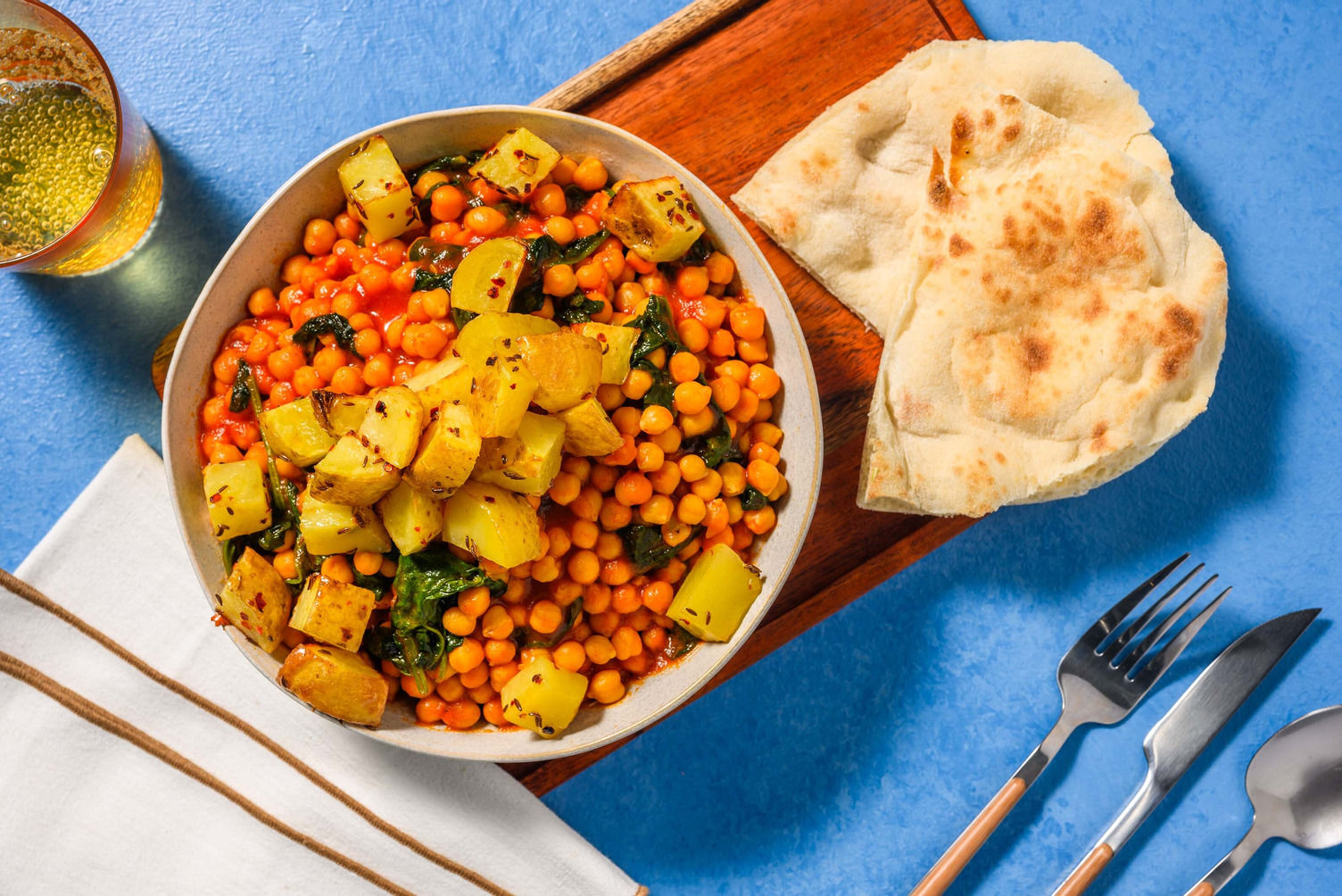 Saag Chana Masala Curry Recipe | HelloFresh