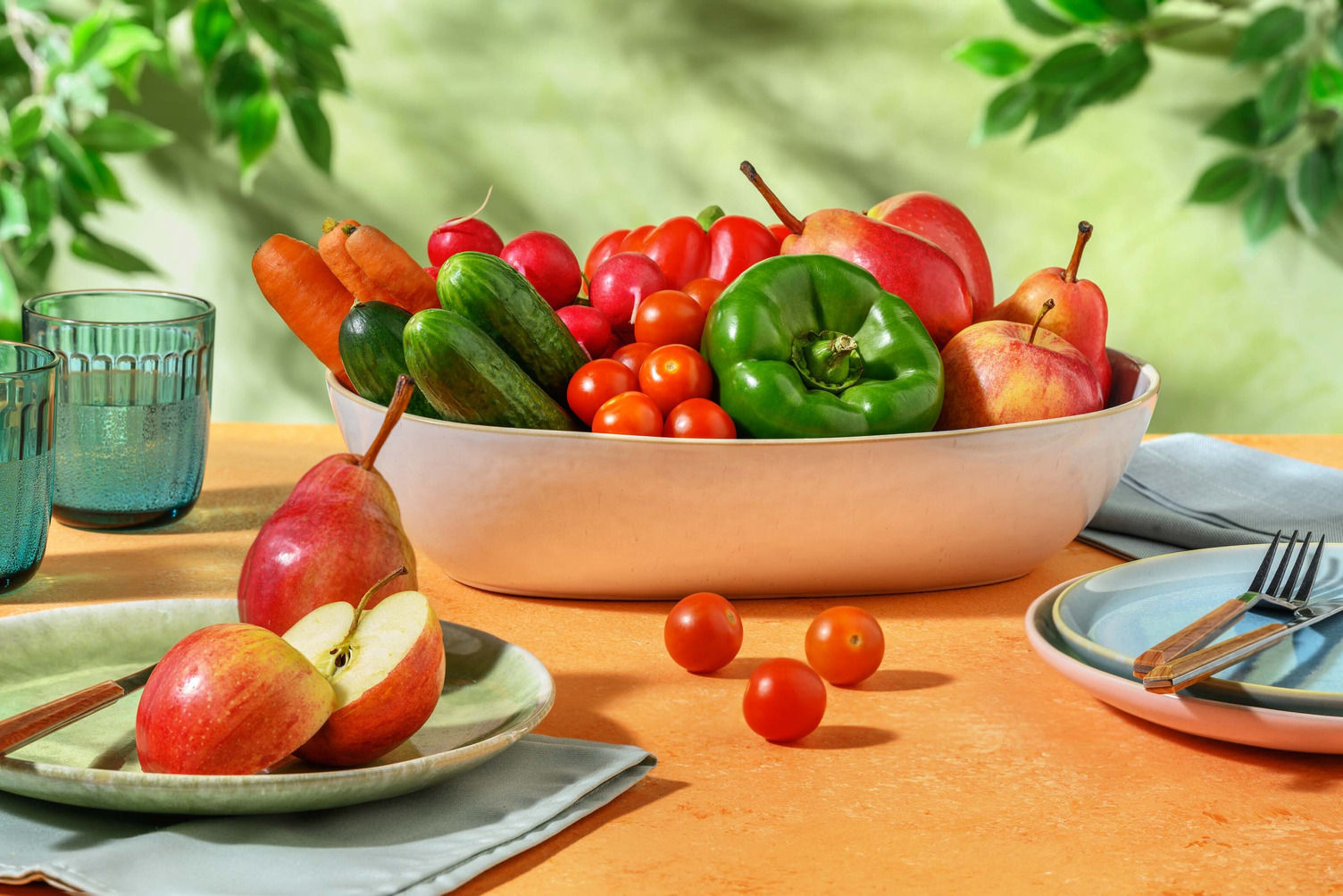 Frische Obst- und Gemüsevielfalt Rezept | HelloFresh