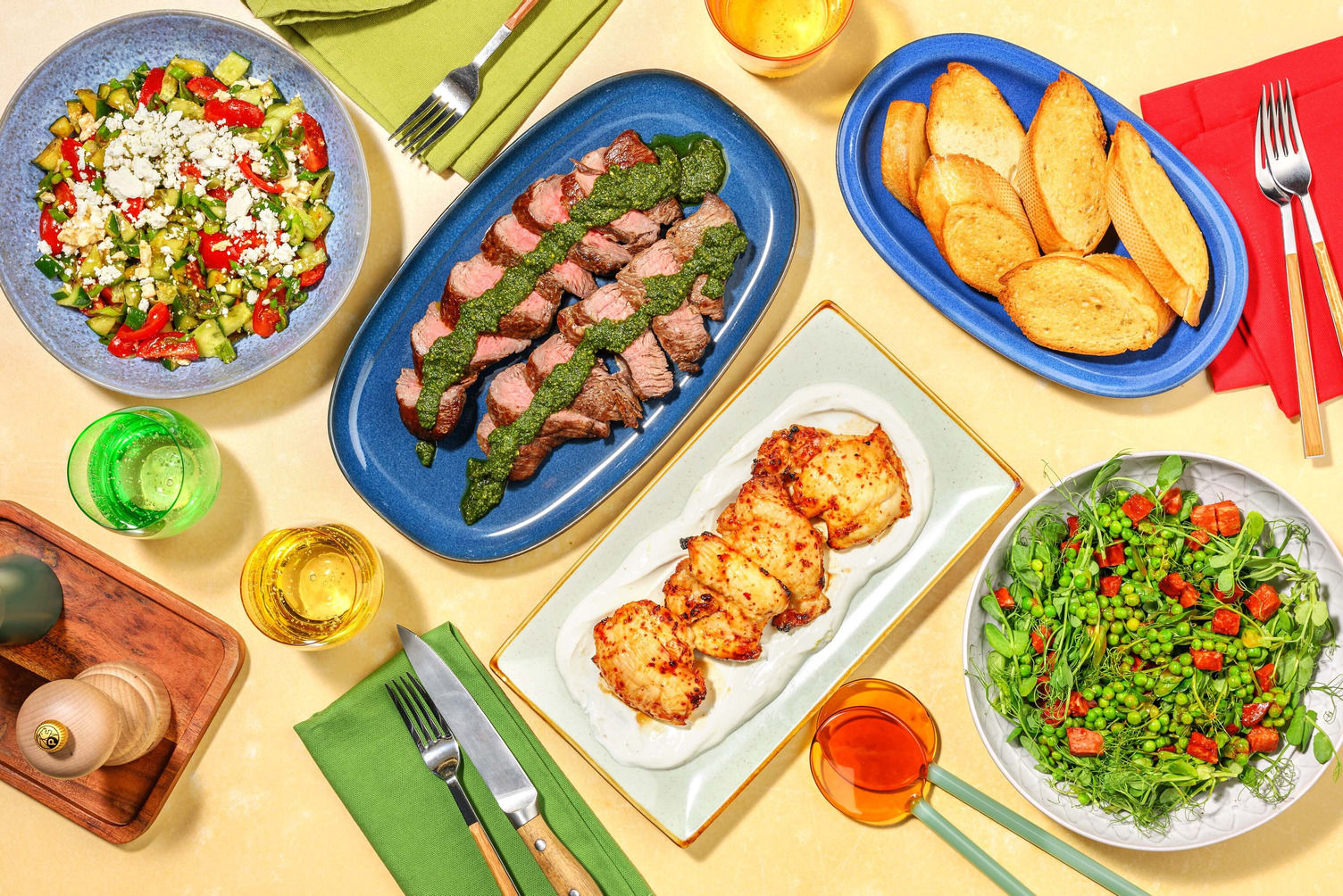 Summer Solstice Sharing Platter | Chimichurri Rump Steak Recipe ...