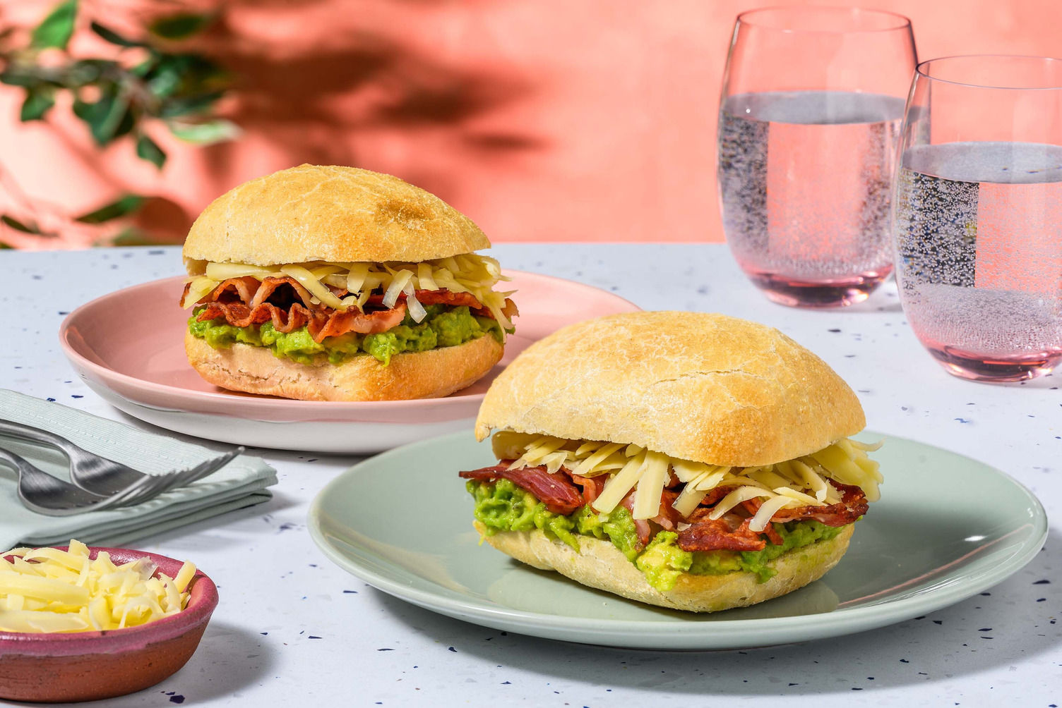 Bacon, Cheddar & Avocado Breakfast Bap Recipe | HelloFresh