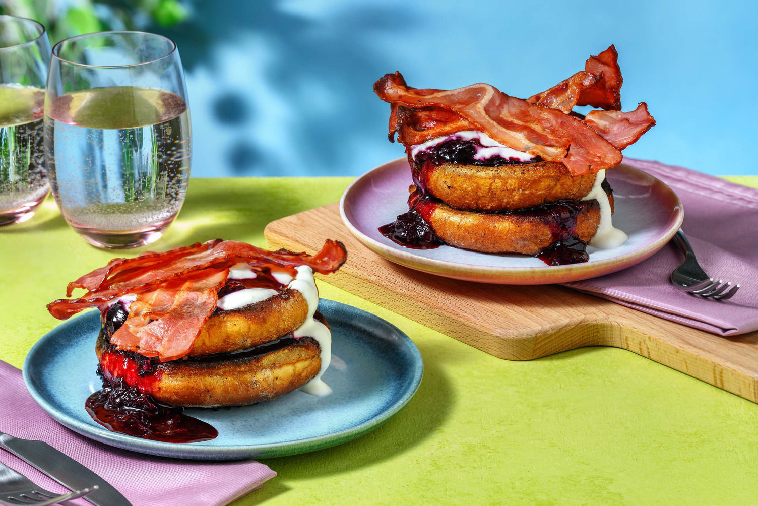 Blueberry Cinnamon French Toast Stack Recipe | HelloFresh