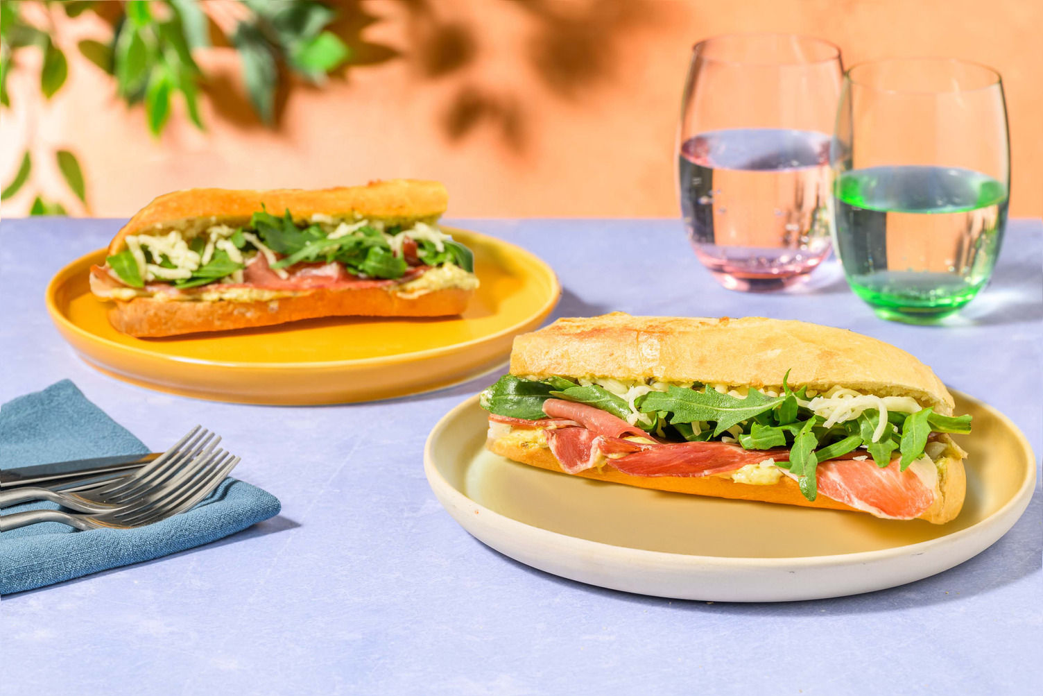 Serrano, Pesto Mayo & Cheddar Baguette Lunch Bundle Recipe | HelloFresh