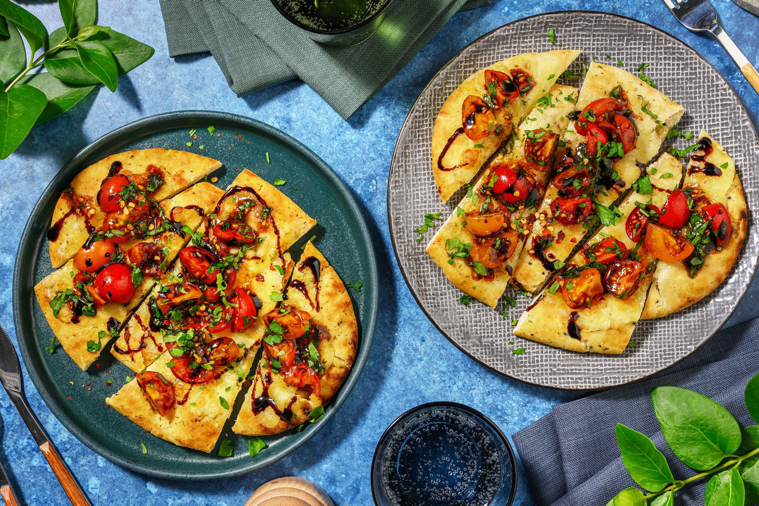 Quick Grilled Caprese Flatbread Kit Recipe | HelloFresh