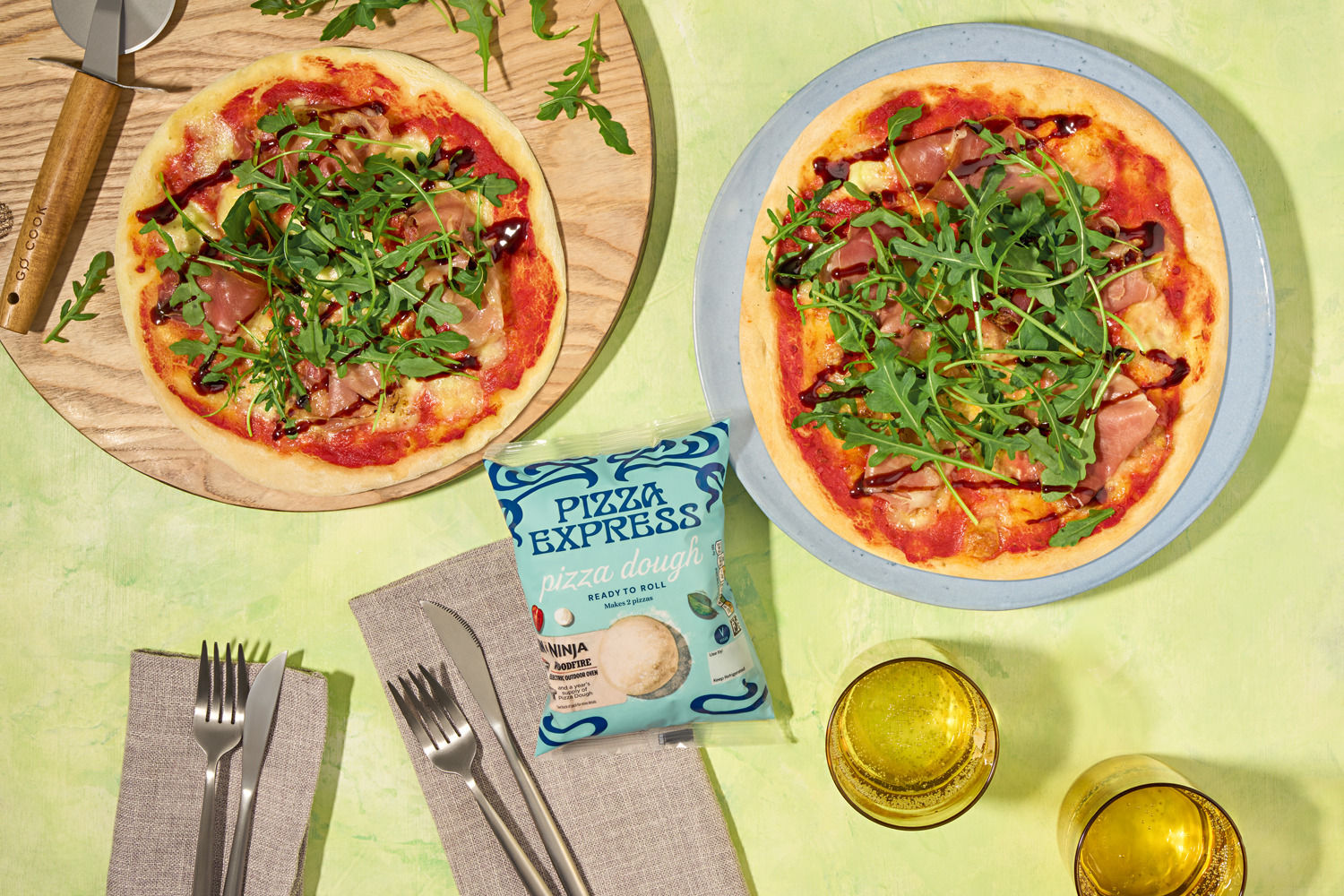 Serrano Ham & Rocket Pizzas Bundle | Pizza Express Dough | Makes 2 ...