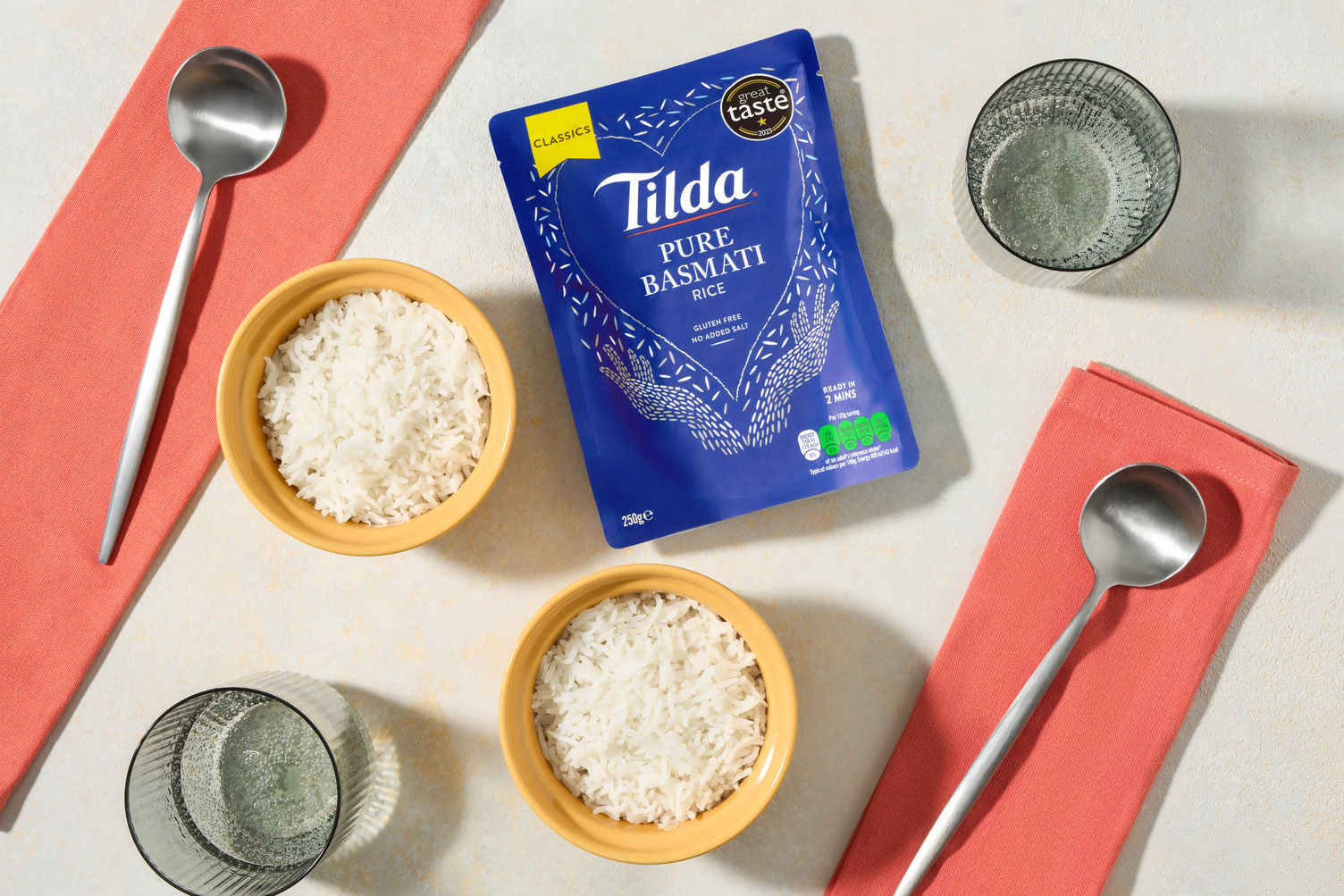 Tilda's White Basmati Rice | Microwave Pouch | 250g Recipe | HelloFresh