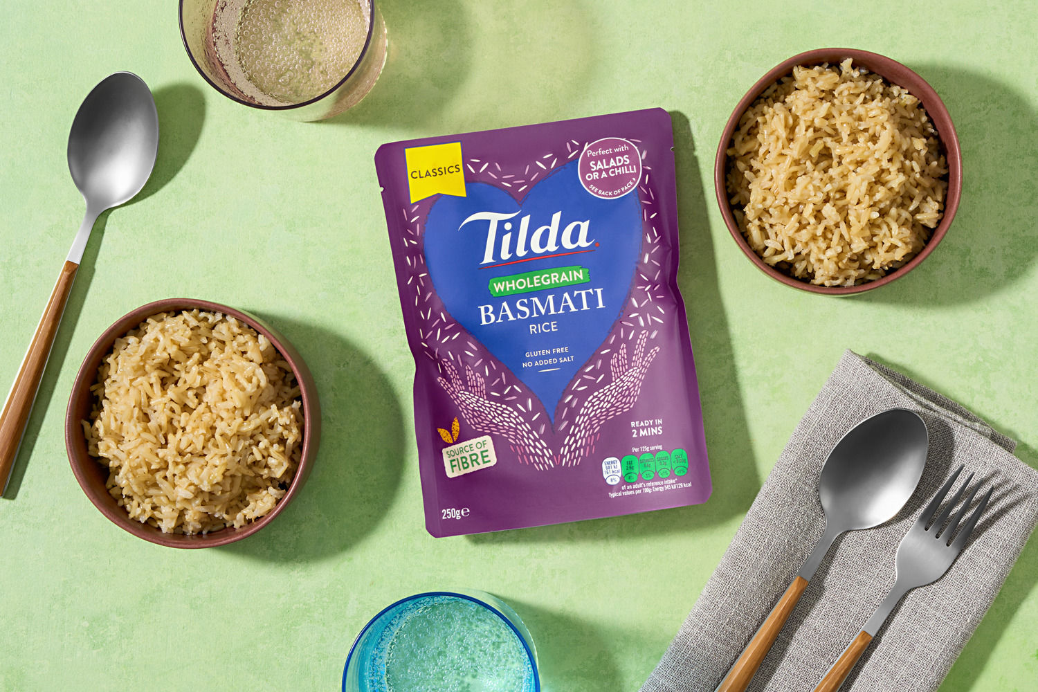 Tilda Wholegrain Steamed Basmati Rice Recipe | HelloFresh