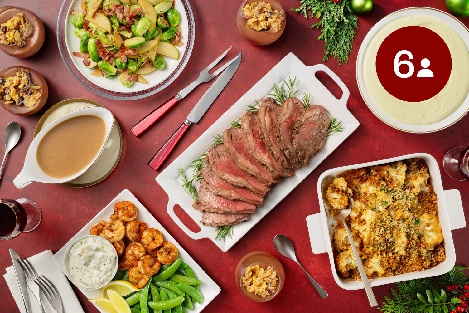 6-Person Holiday Striploin Roast Dinner Bundle | HelloFresh