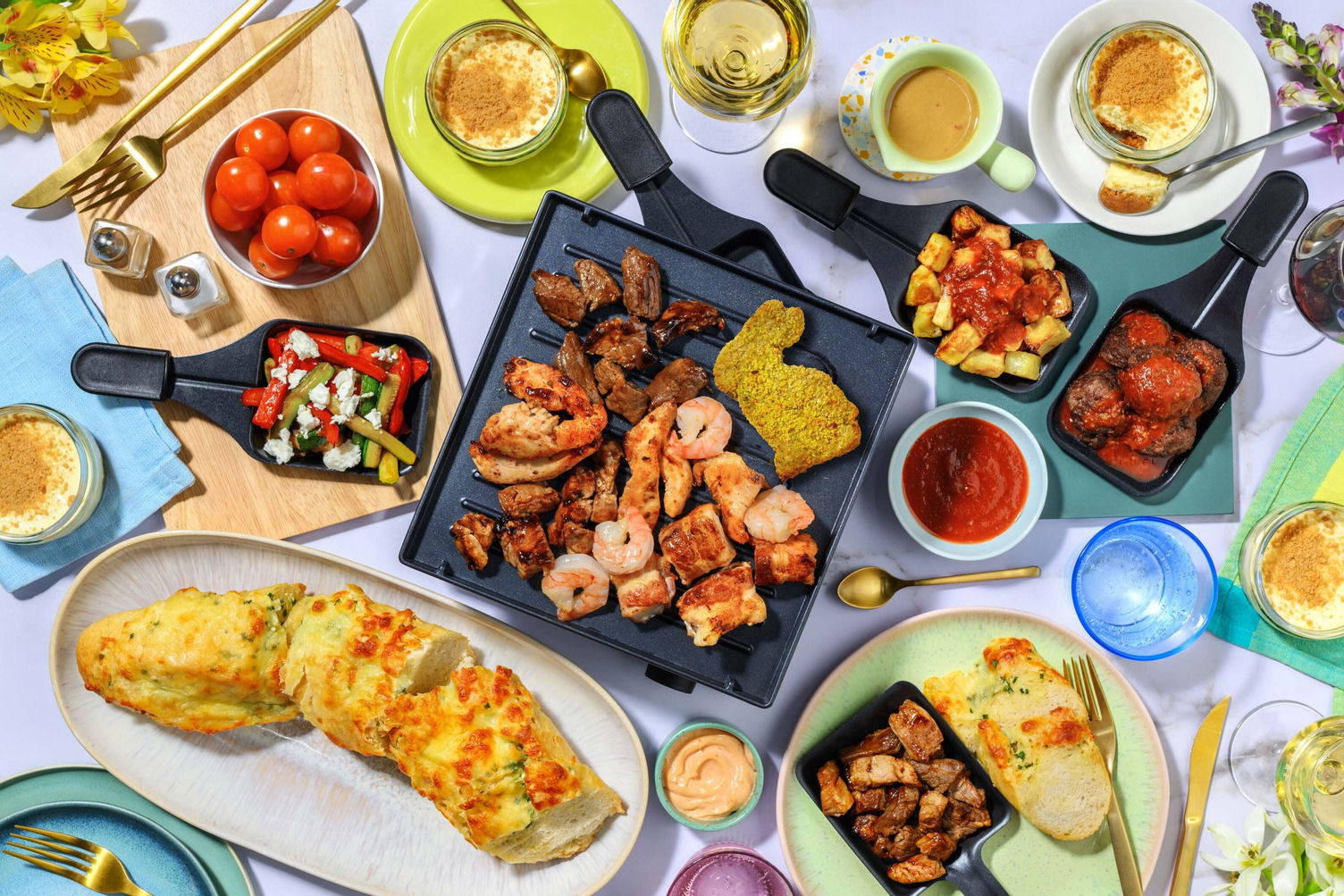 Gourmetbox | 6 feestelijke receptjes voor op het gourmetstel Recept ...