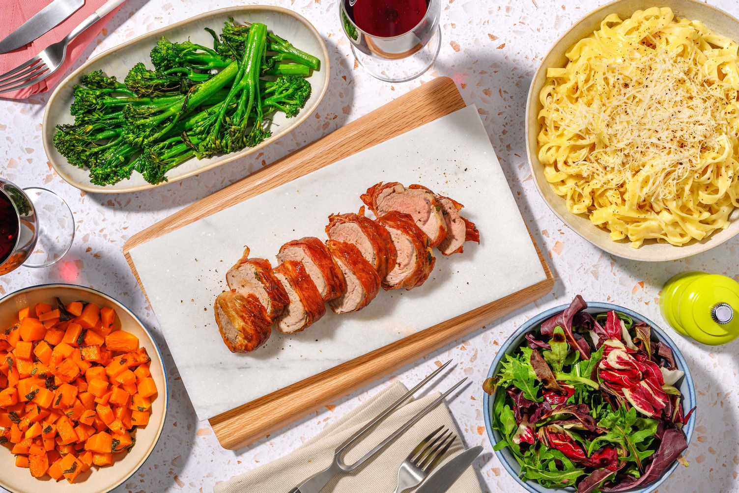 Saltimbocca-style pork tenderloin | HelloFresh